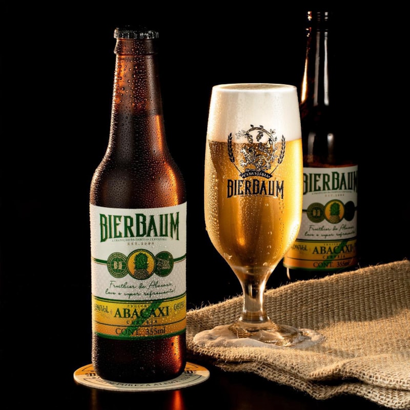 Cerveja Fruitbier Abacaxi Bierbaum | Garrafa 355ml - Cervejaria Bierbaum
